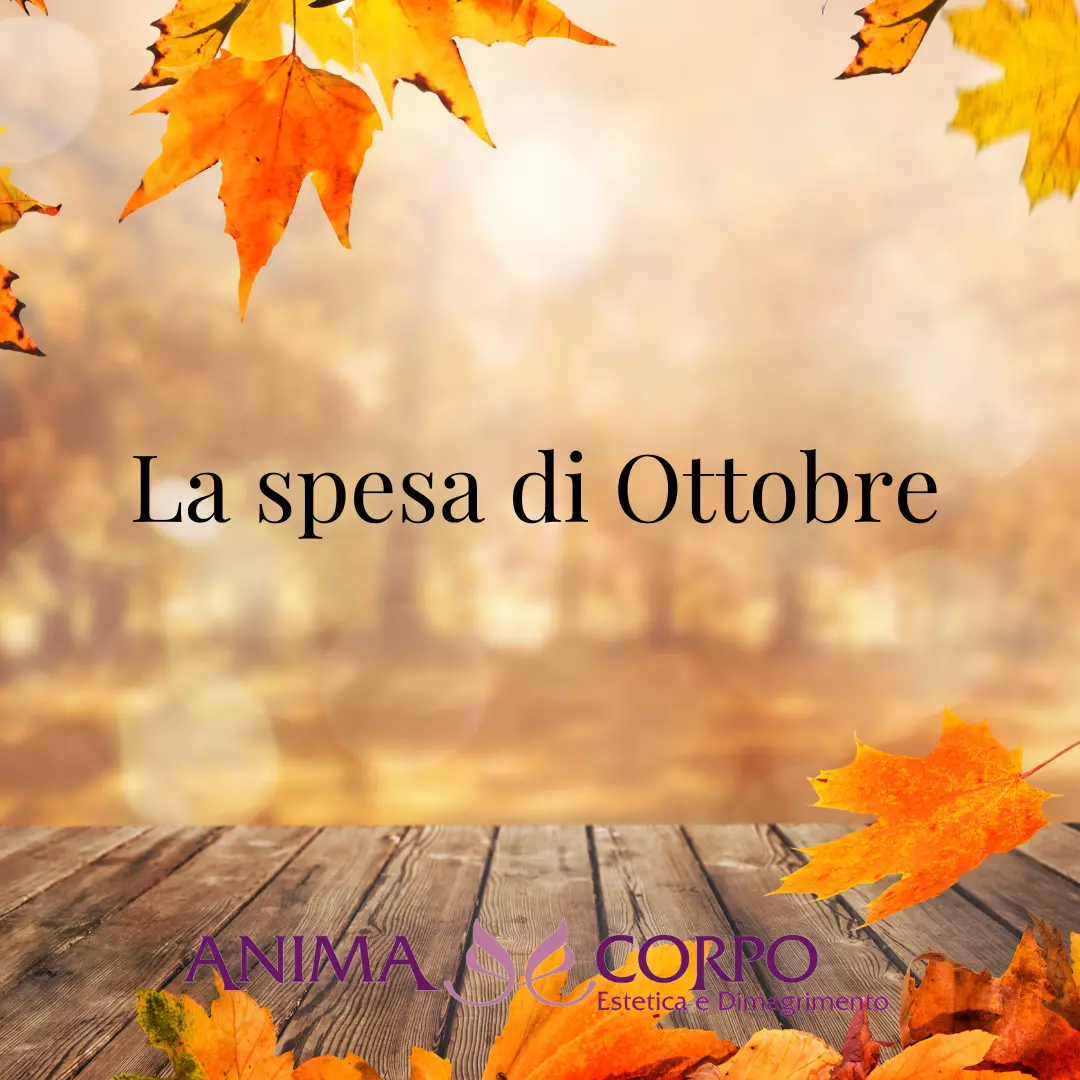 Ottobre, arriva l'Autunno; cosa mettiamo nelle nostre tavole.